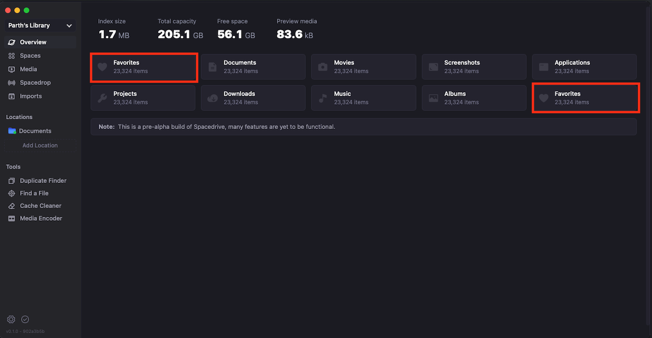 Extra Features Card on Sats page · Issue #616 · spacedriveapp/spacedrive · GitHub