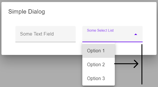 Mdcselect Overflow Mdcselect Menu In Mdcdialog · Issue 6735 · Material Componentsmaterial 