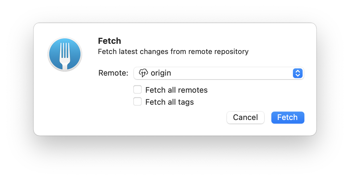 Default button in Pull dialog is now labeled "Submit" instead of "Pull" · Issue #1462 · fork-dev ...