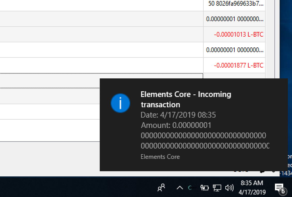 incoming tx notification shown for an outgoing transaction · Issue #582 · ElementsProject ...