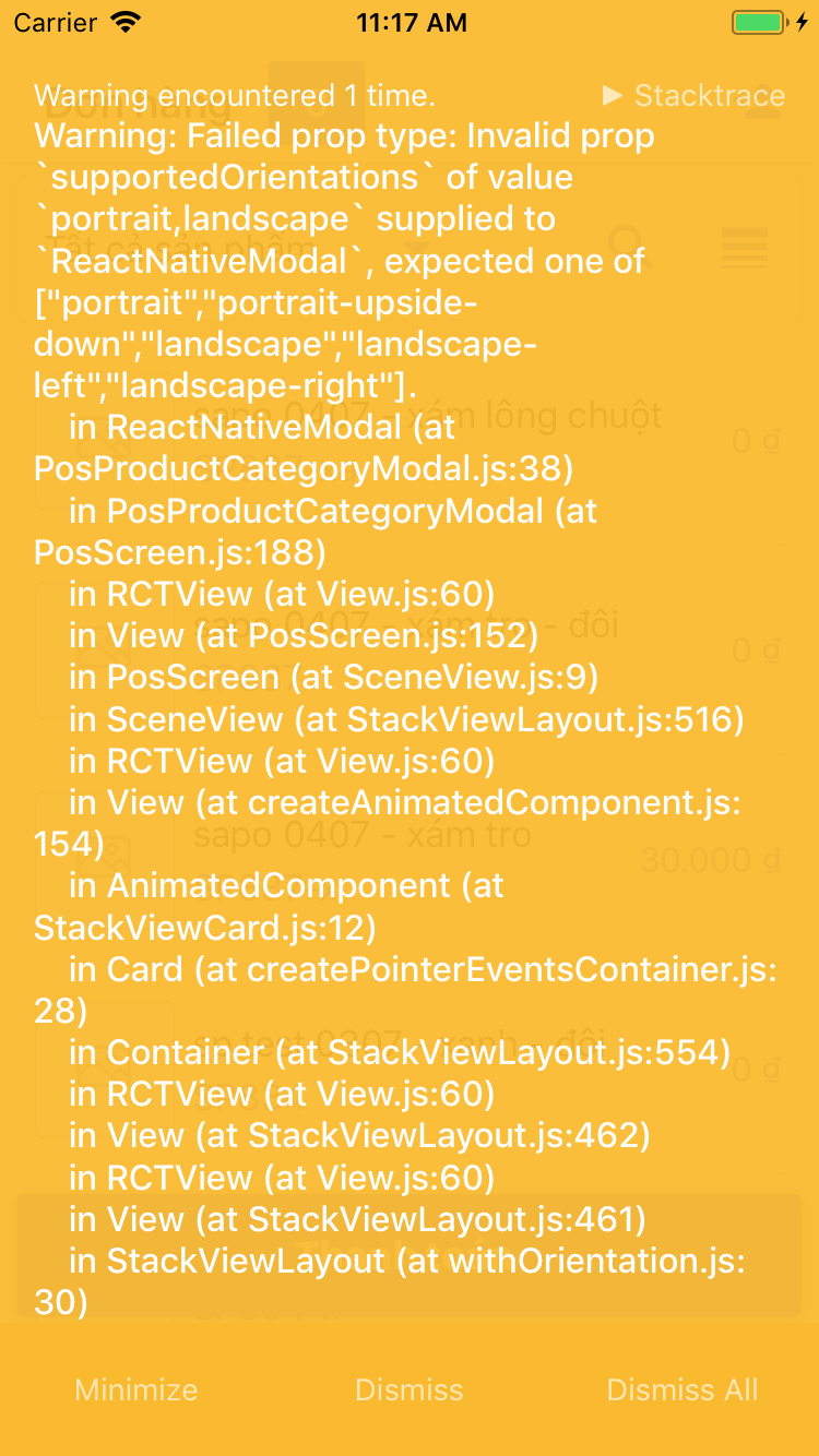 supportedOrientations warning on lastest version (v6.3.0) · Issue #183 ...