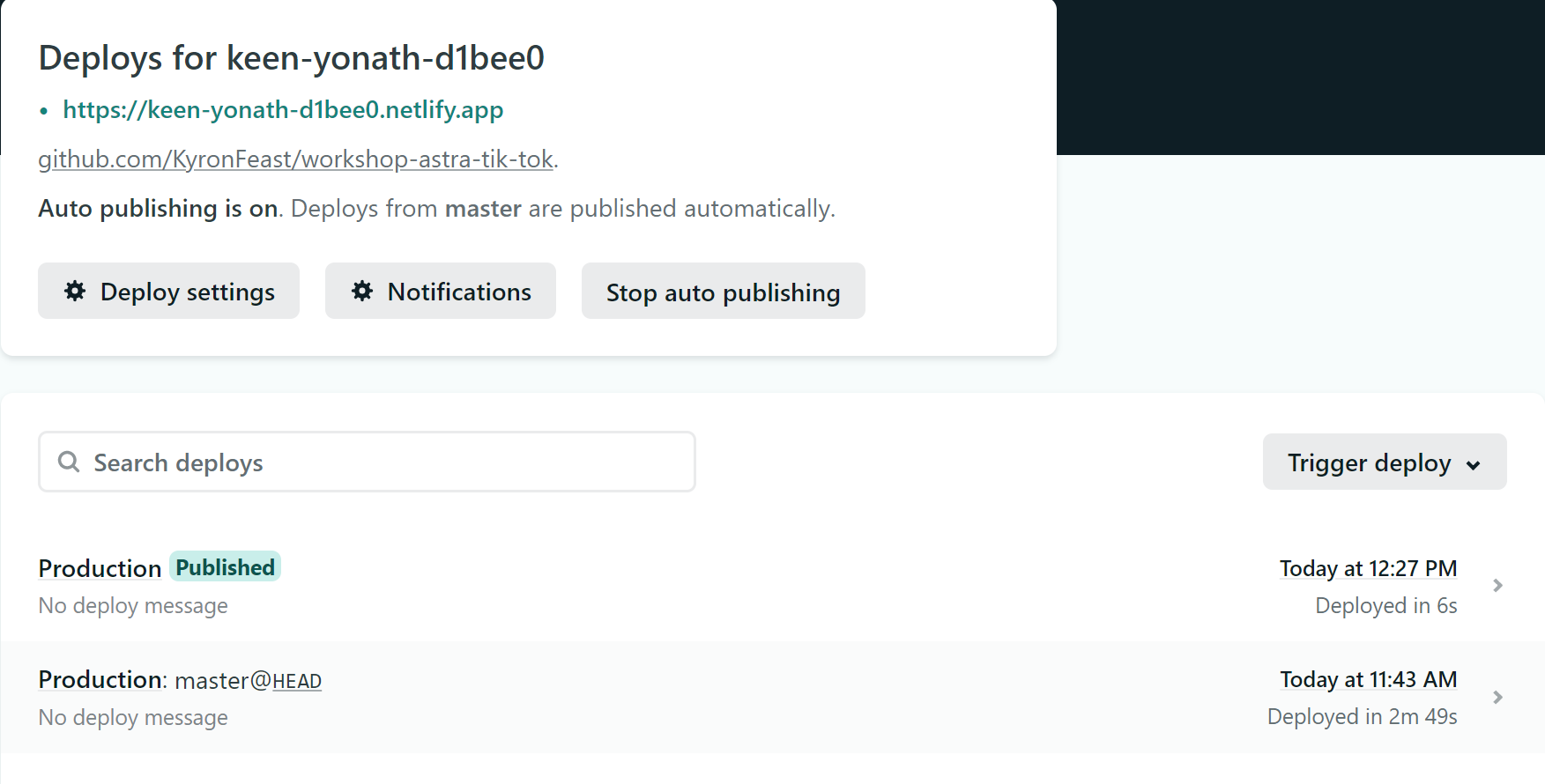 [HW] · Issue #225 · datastaxdevs/workshop-social-media-tiktok · GitHub