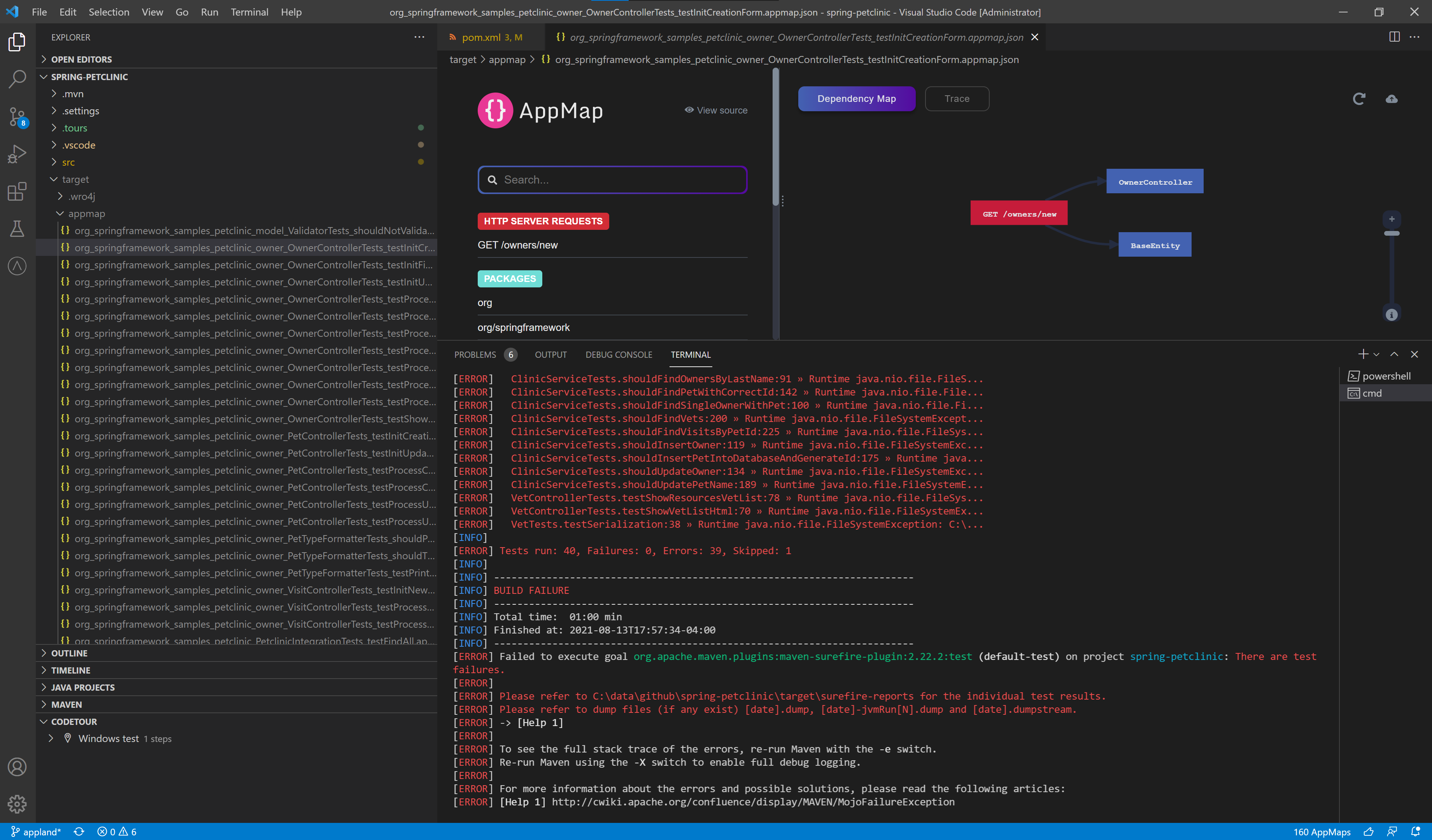 Bug File Access Errors When Recording Maven Run Tests On Windows · Issue 98 · Getappmapappmap