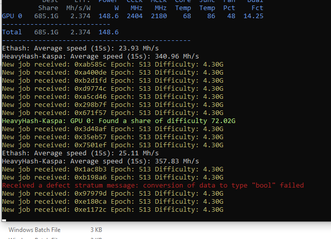 SRB Miner No Shares reported - LOL Miner Error & Shares are not being counted in miner. · Issue ...