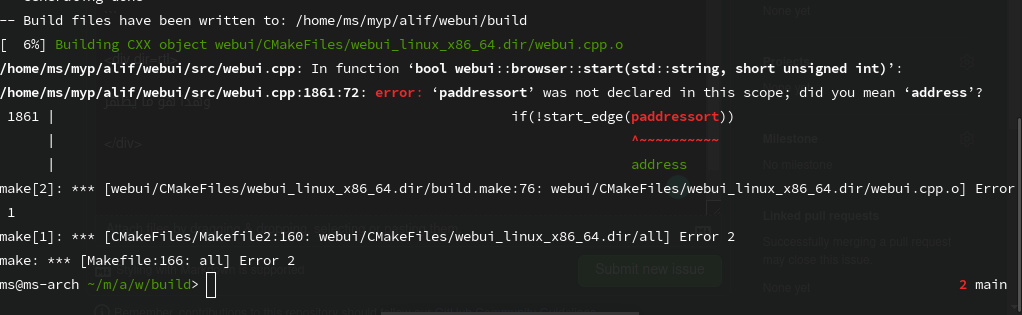 Error ‘paddressort Was Not Declared In This Scope Did You Mean ‘address · Issue 15 · Webui