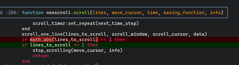 Missing cursor after scroll · Issue #42 · karb94/neoscroll.nvim · GitHub