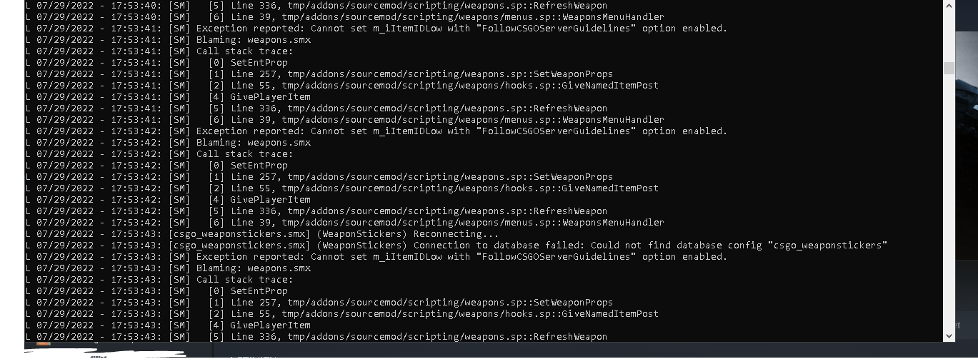 Not able to use either !gloves or !ws or !knife · Issue #254 · kgns/weapons · GitHub