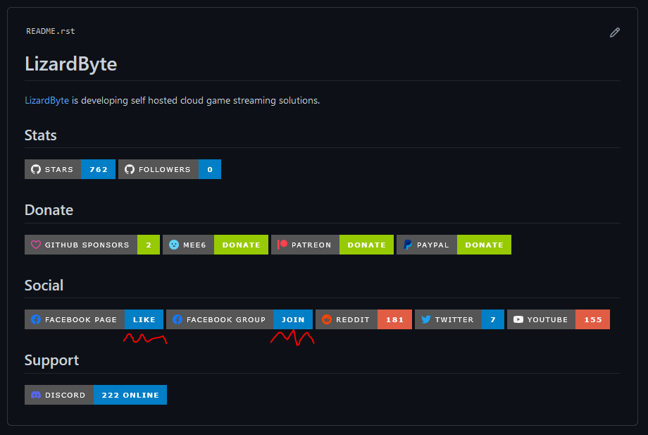 Provide more details for social media pages · Issue #29 · LizardByte/uno · GitHub