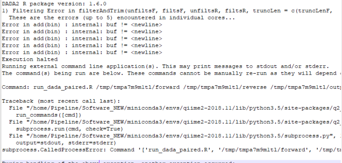 Error:Filtering Error in filterAndTrim · Issue #689 · benjjneb/dada2 ...