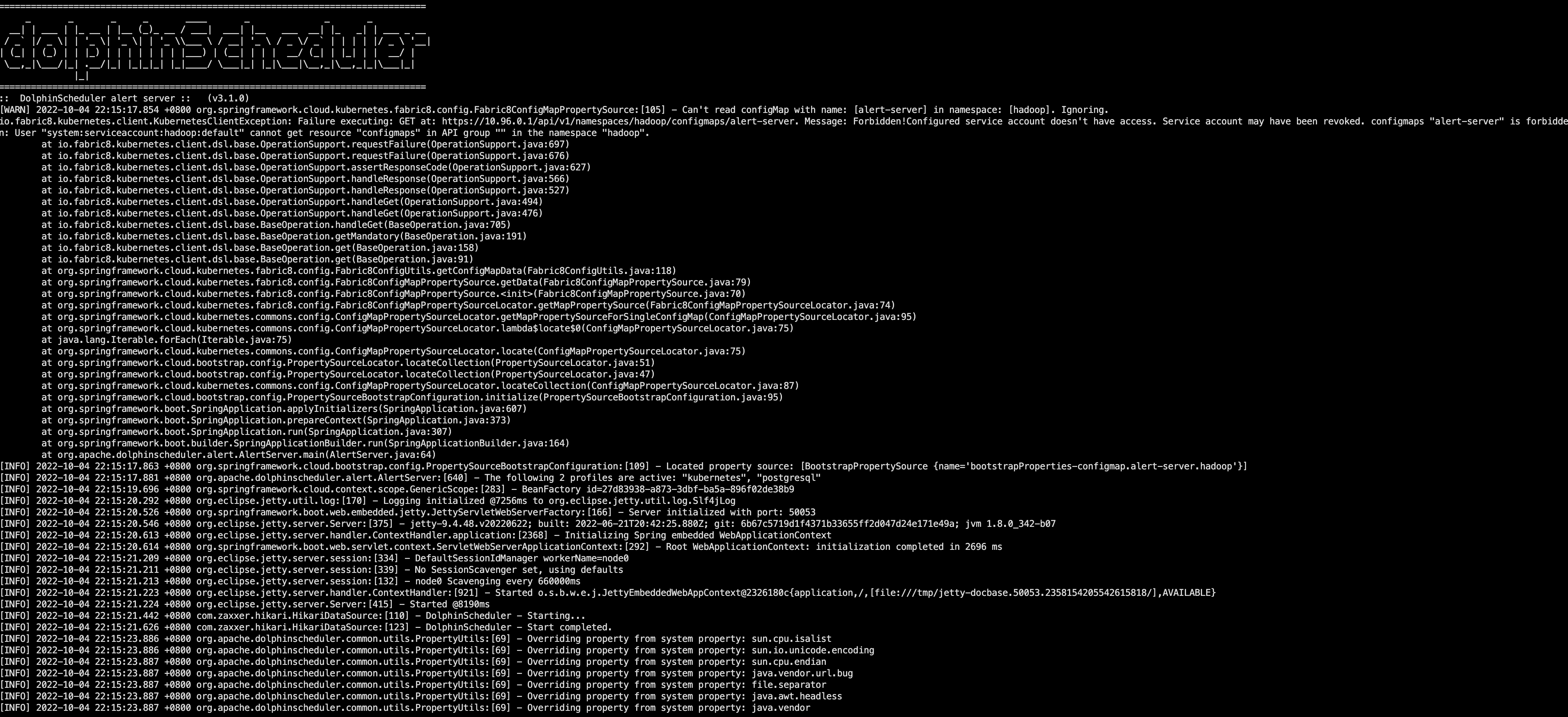 [bug] [k8s] Pod Dolphinscheduler Alert Xx Pod Deploy Error · Issue 12240 · Apache