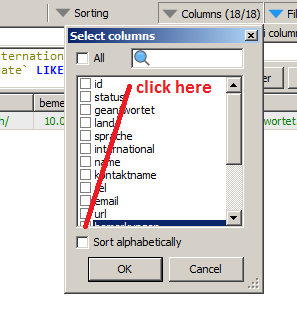 column selection marks wrong column · Issue #540 · HeidiSQL/HeidiSQL · GitHub