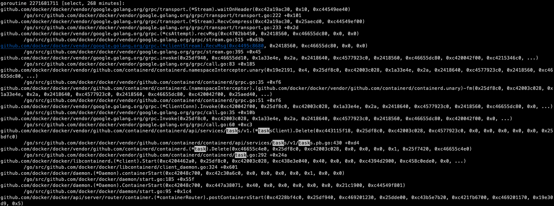 delete task may hang · Issue #42733 · moby/moby · GitHub