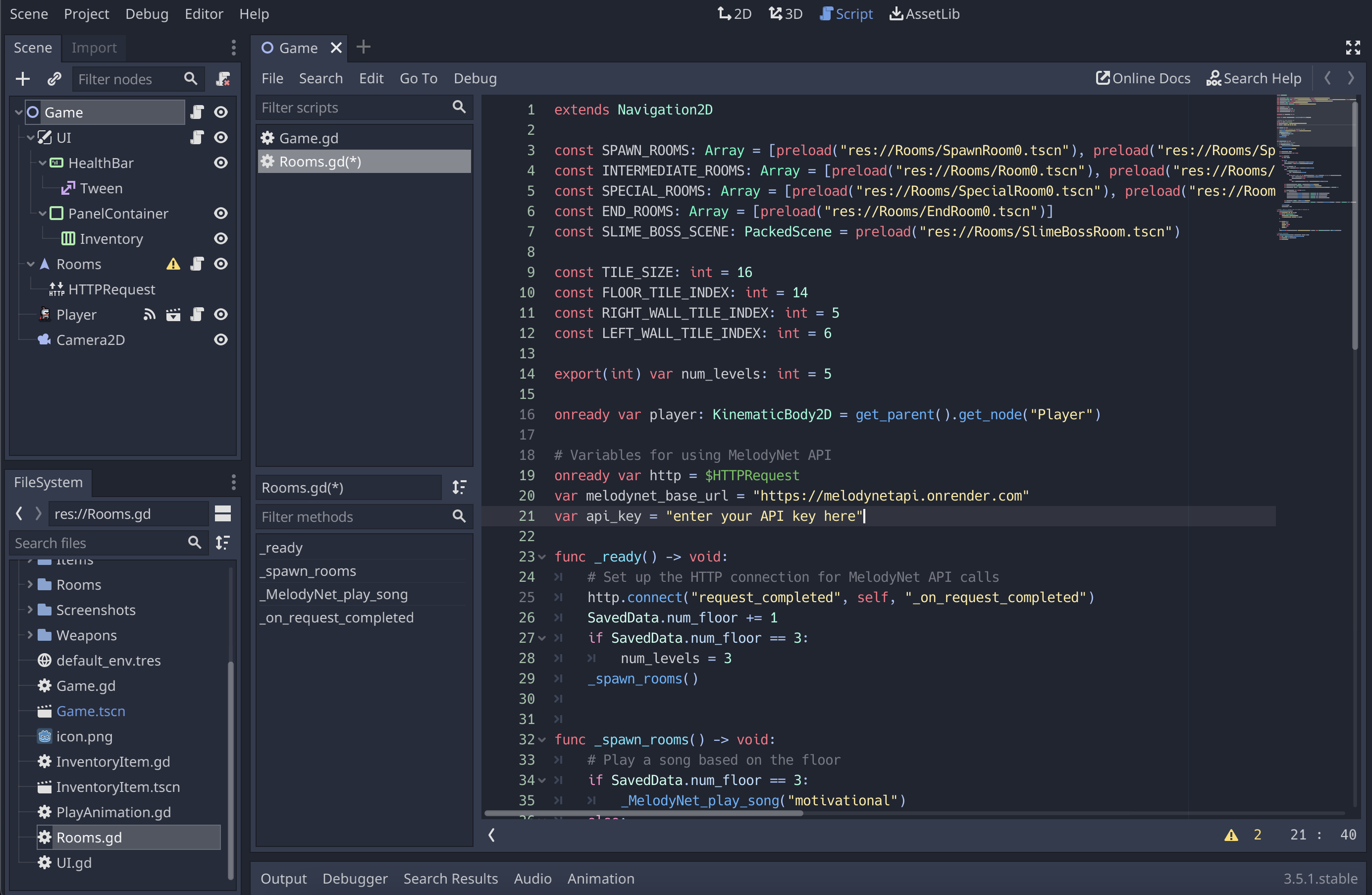 GitHub - MelodyNet/Godot-Roguelike-Tutorial-MelodyNetAPI: A series of ...