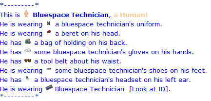 BUG: Bluespace Technician uniform's display a character examine instead of item description ...