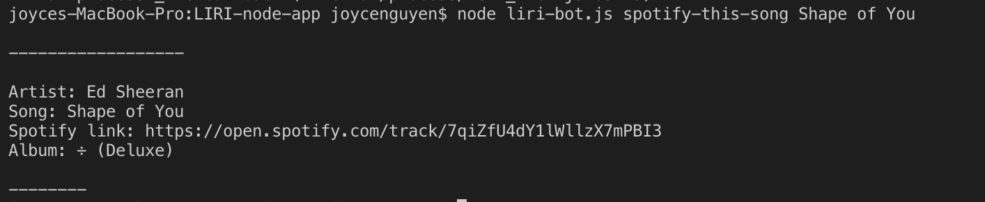 GitHub - jnguyen0581/LIRI-node-app