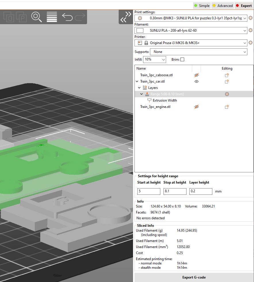 Height range modifier with layer height of 0.15 mm says 0.3mm extrusion width is invalid for ...