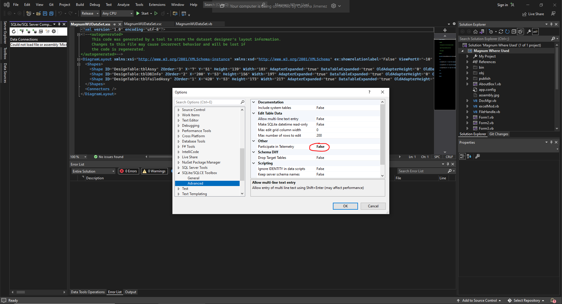 Tool not working on my environment · Issue #928 · ErikEJ/SqlCeToolbox · GitHub