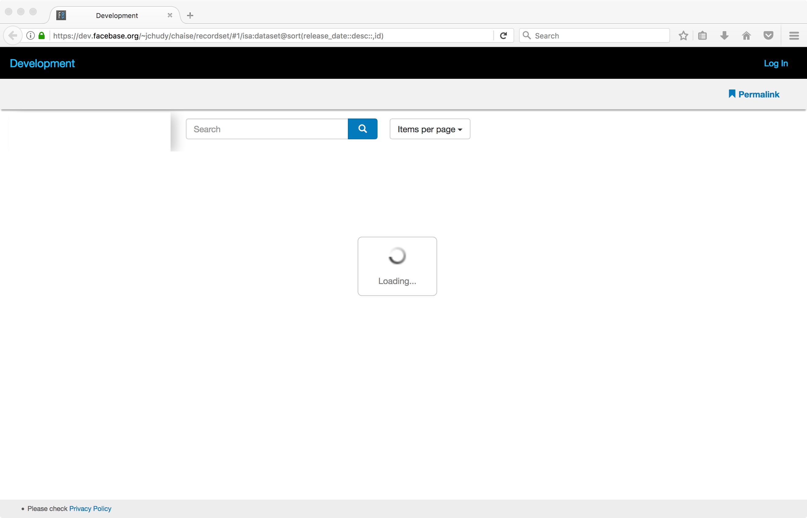 Recordset (w/ facets) loading shows controls · Issue #1294 · informatics-isi-edu/chaise · GitHub