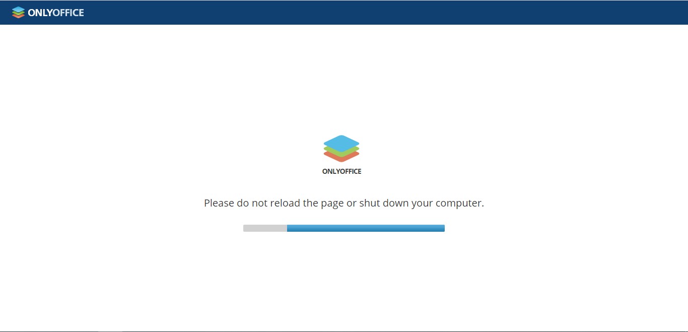 Stick on the web start page with out any response · Issue #226 · ONLYOFFICE/CommunityServer · GitHub