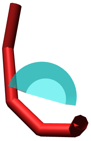 Wrap geometry quadrant display and muscle path around wrap object display unexpected · Issue ...