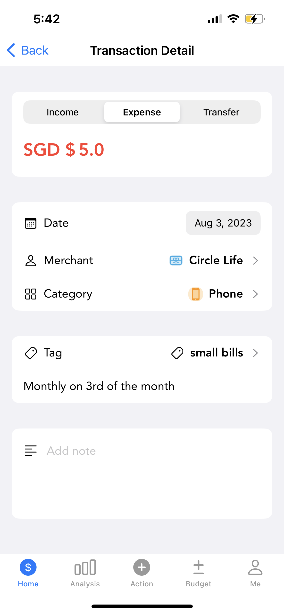 GitHub - muhuiyu/Money-Tracker: Expense tracking iOS app