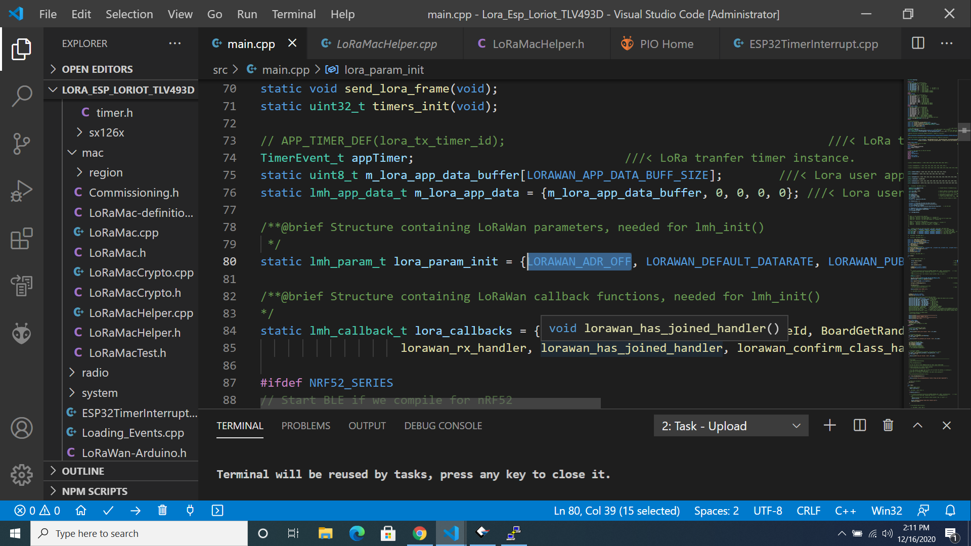 Sx1262-Arduino ESP32 Payload Size · Issue #25 · beegee-tokyo/SX126x ...