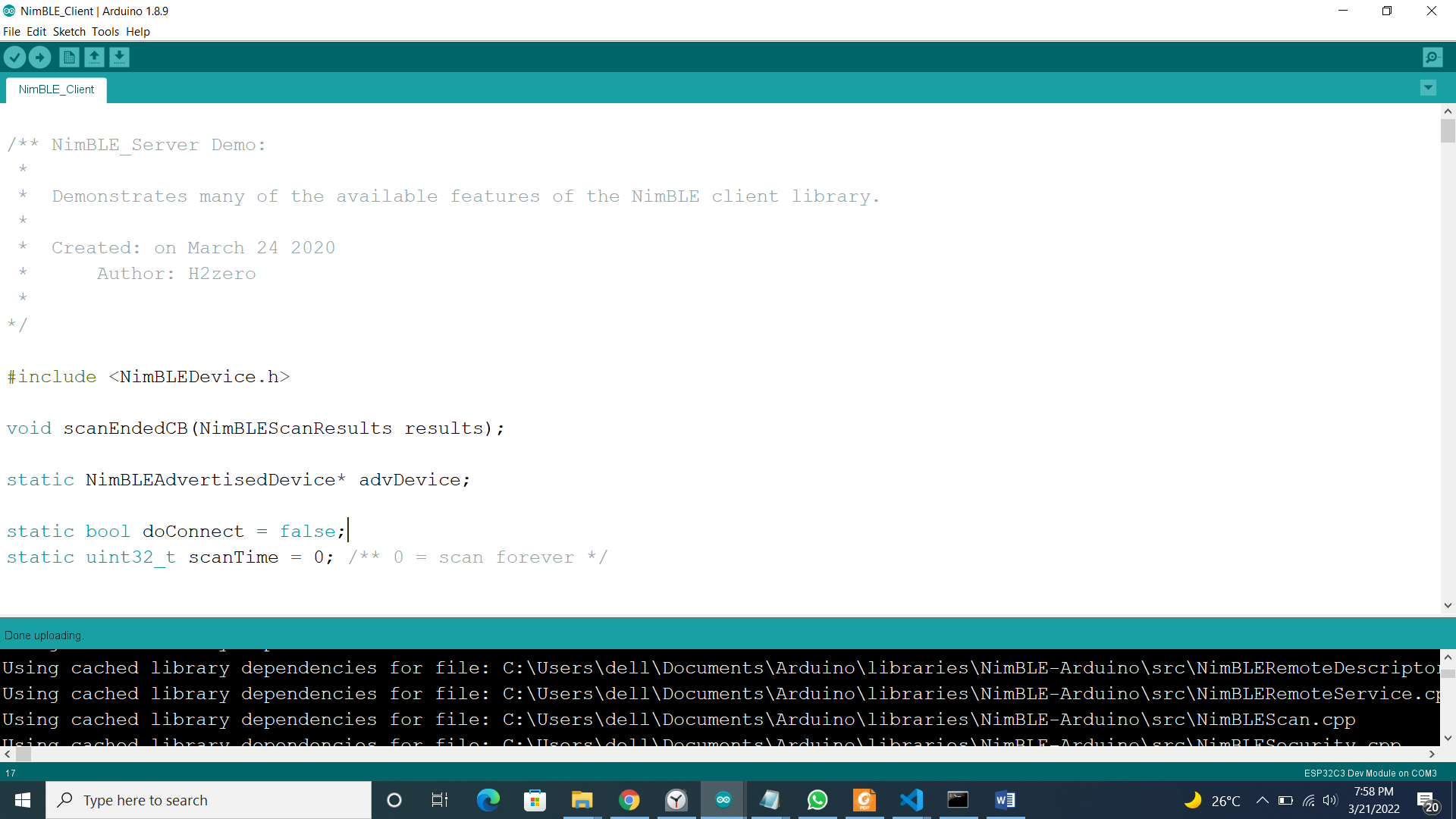 Nimble spp_server and spp_client Apps (Esp32c3) (IDFGH-7001) · Issue ...