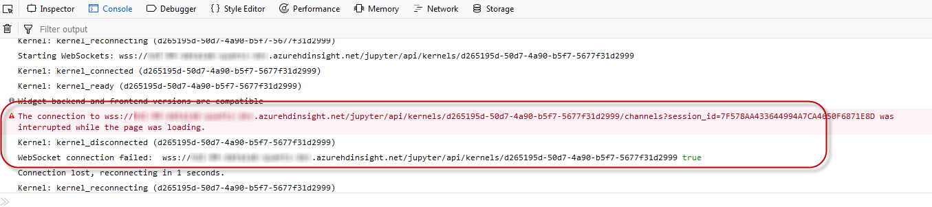 WebSocket connection failure and kernel disconnection · Issue #3382 ...