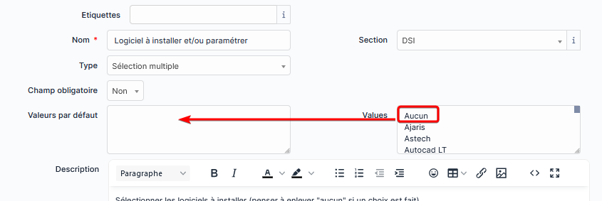 Default Values Not Save In Multi Selection Question · Issue 601 · Pluginsglpifields · Github