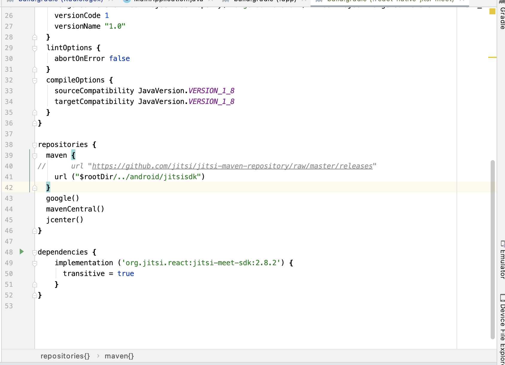 app(android) is crashing when hermes is disabled for the custom designs .aar file and works fine ...