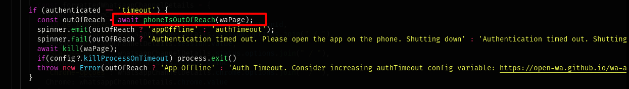 Stuck on 'Authenticating' forever · Issue #1671 · open-wa/wa-automate-nodejs · GitHub