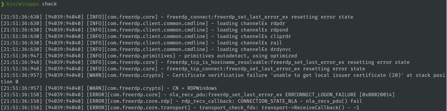 The RDP connection failed to connect or run · Issue #64 · Fmstrat ...
