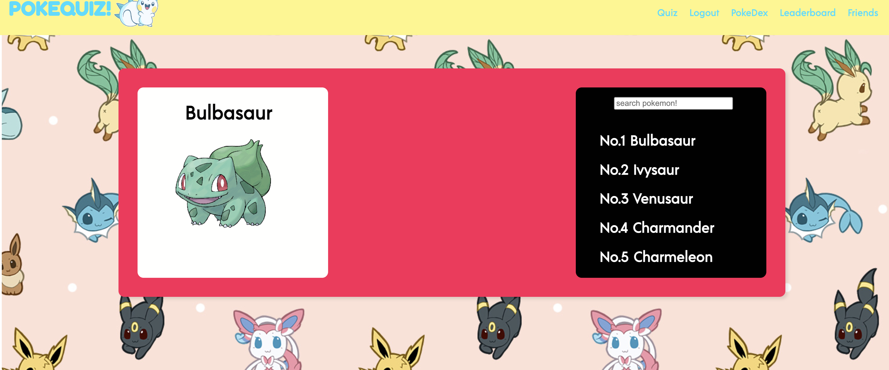 GitHub - limchwustl/PachiQuiz: A Pokemon quiz website!