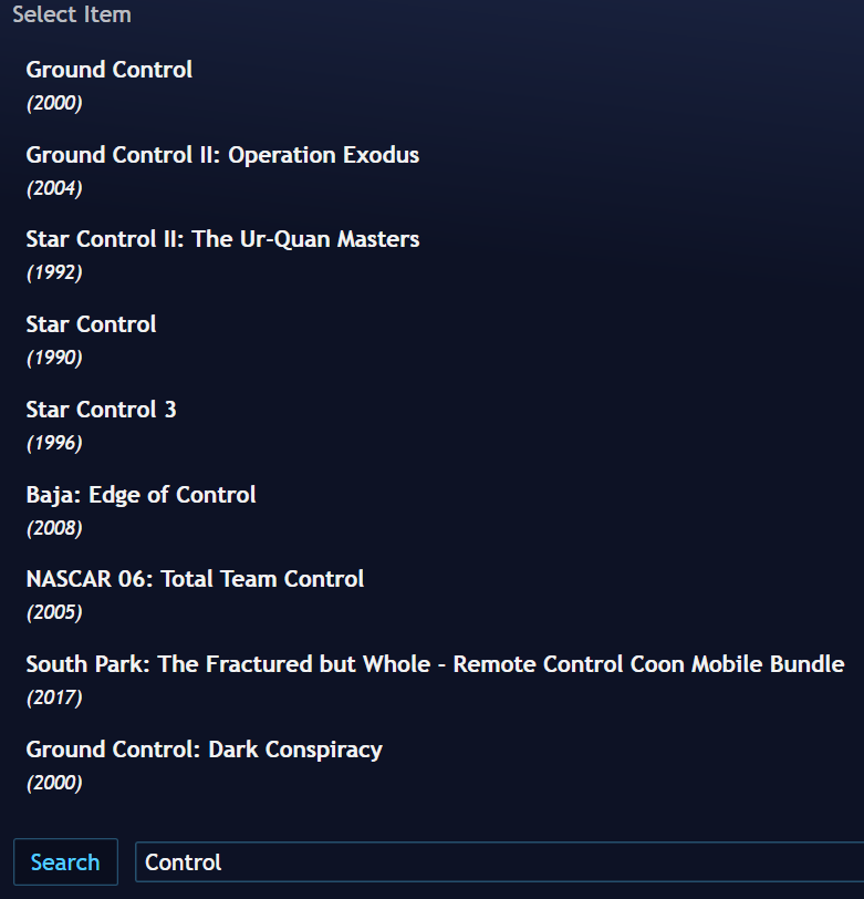 Searching metas on IGDB find different titles than website · Issue ...