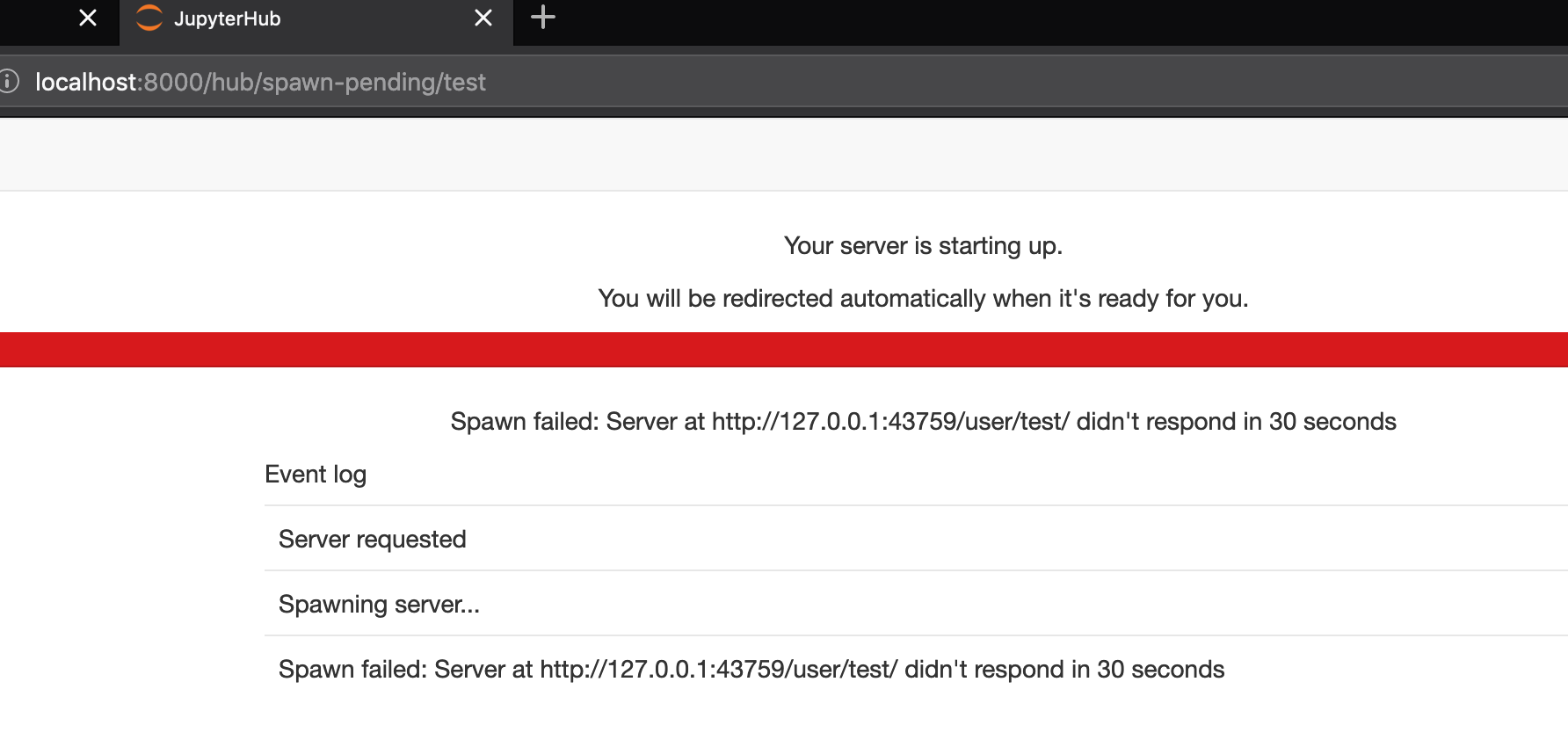 Potential Noob Cannot Spawn Container Jupyterhub With Simple Configurations · Issue 2699