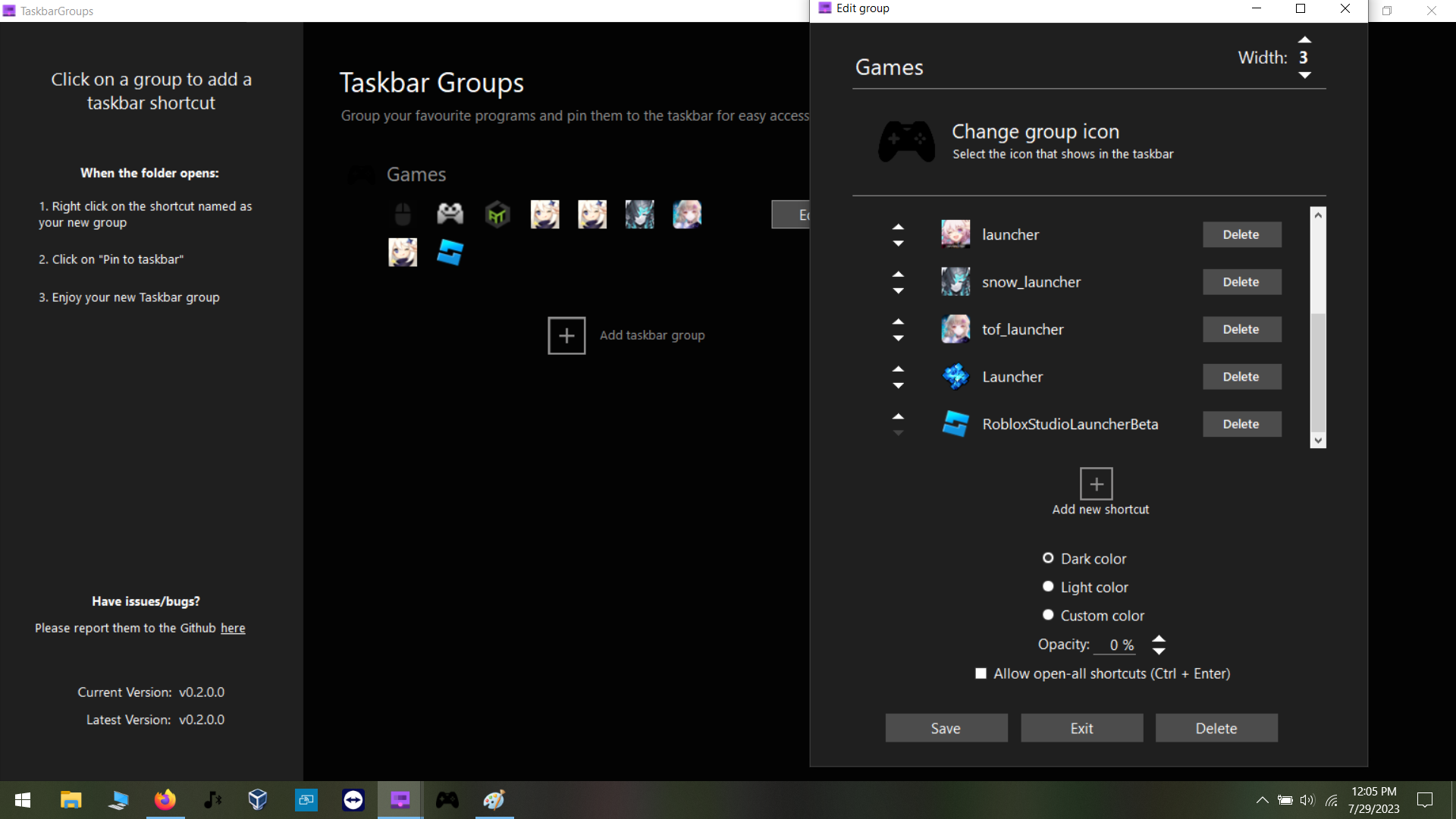 Same icons with Genshin Impact · Issue #283 · tjackenpacken/taskbar-groups · GitHub