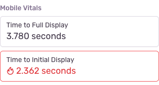 Add TTID & TTFD to the same allowlists as web vitals in the UI · Issue ...