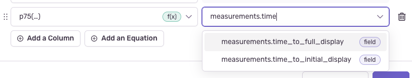 Add TTID & TTFD to the same allowlists as web vitals in the UI · Issue ...