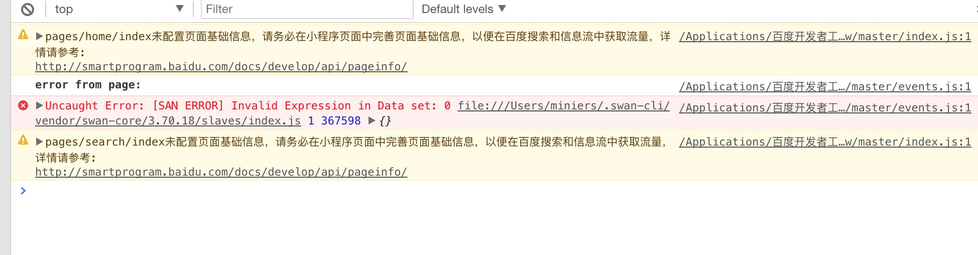 Taro转百度小程序,setState报错 Invalid Expression in Data set:0 · Issue #3549 · NervJS/taro · GitHub