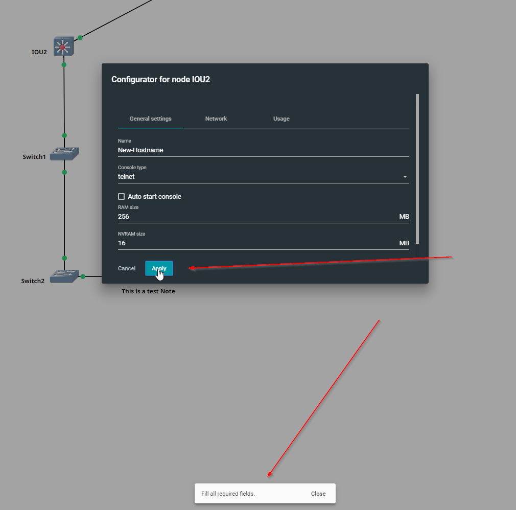 Ability to quickly change Hostname from right click · Issue #848 · GNS3/gns3-web-ui · GitHub