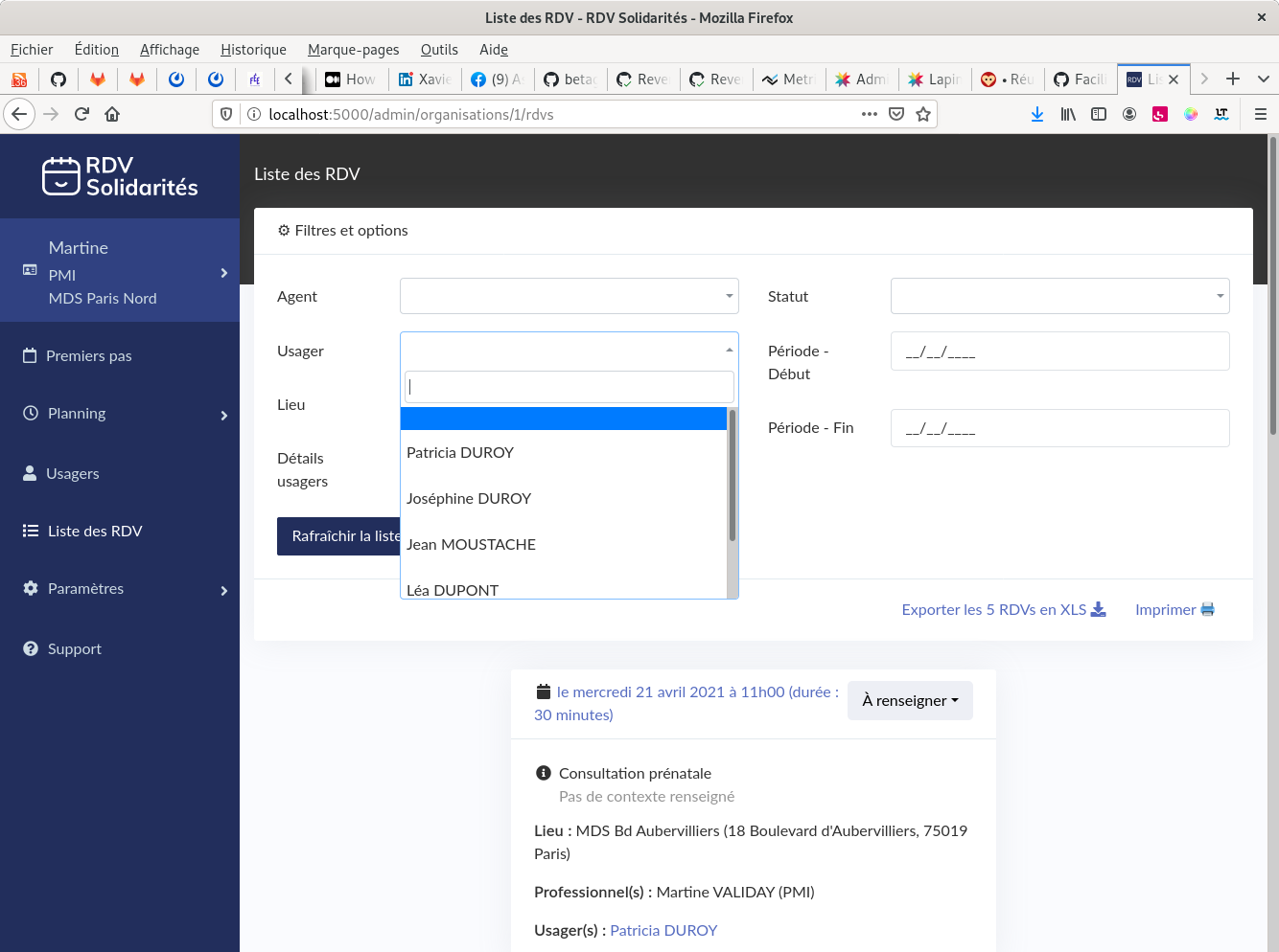 Rechercher un usager sans voir la liste complète · Issue #1348 ...