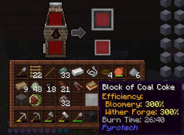 Pyrotech's Coal Coke block is not a valid fuel in the IE's Blast ...