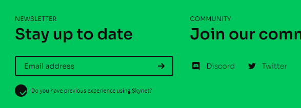 Oddly positioned checkmark on Frontpage · Issue #1404 · SkynetLabs/skynet-webportal · GitHub
