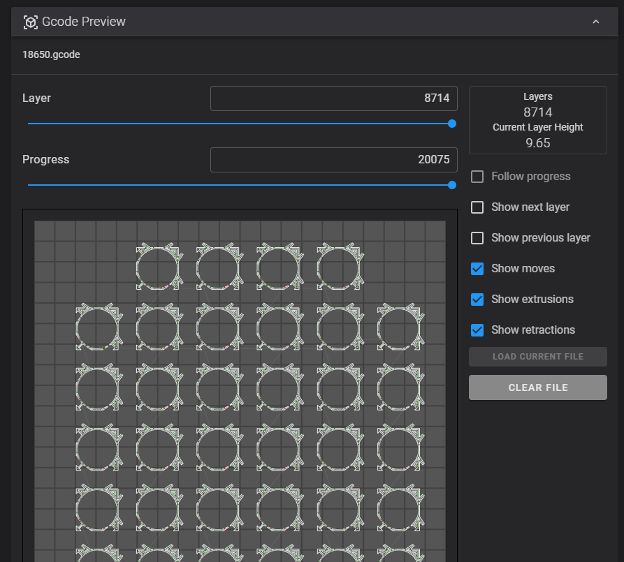 G Code Preview With Large Number Of Null Layers · Issue 684 · Fluidd Corefluidd · Github