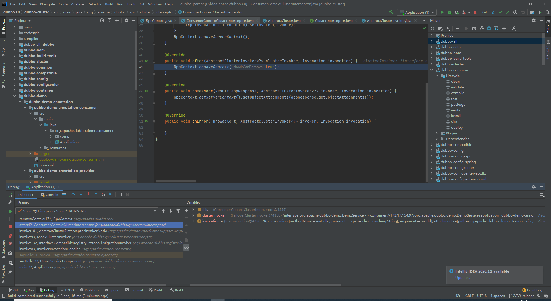dubbo在什么时候清理RpcContext和FutureContext · Issue #7271 · apache/dubbo · GitHub