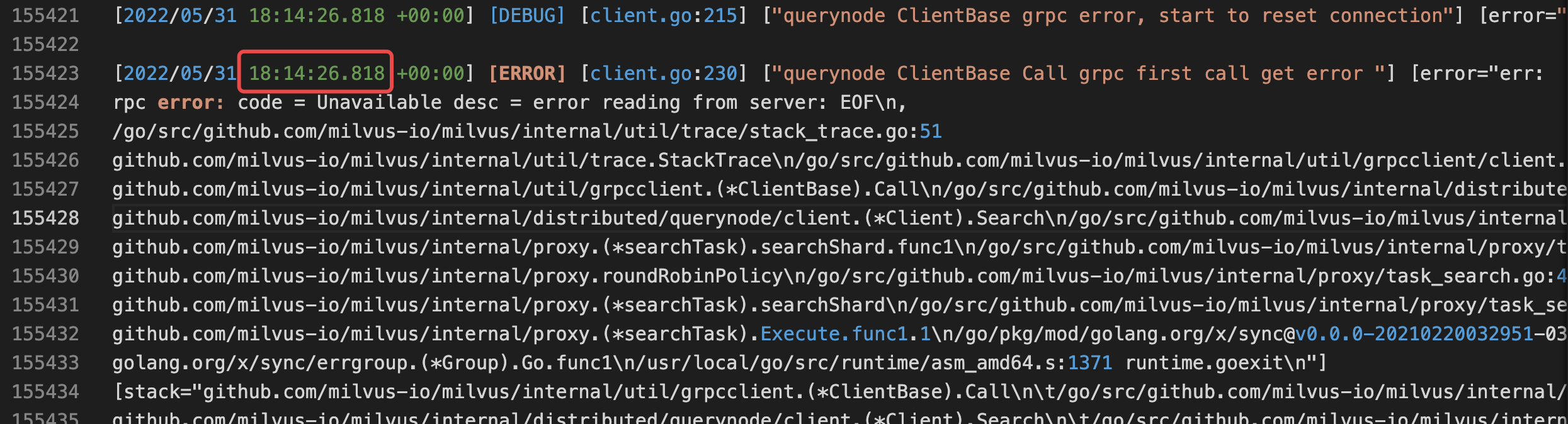 [Bug]: [benchmark][cluster] queryNode restart and search raise error: fail to Search, QueryNode ...