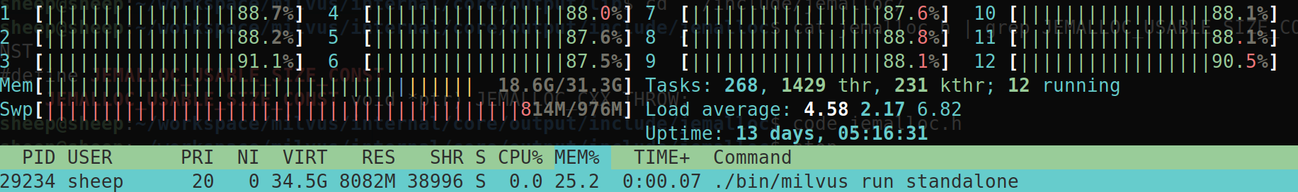 Bug Benchmark 50million Rt Of Search Lager Than Before · Issue 17637 · Milvus Iomilvus 