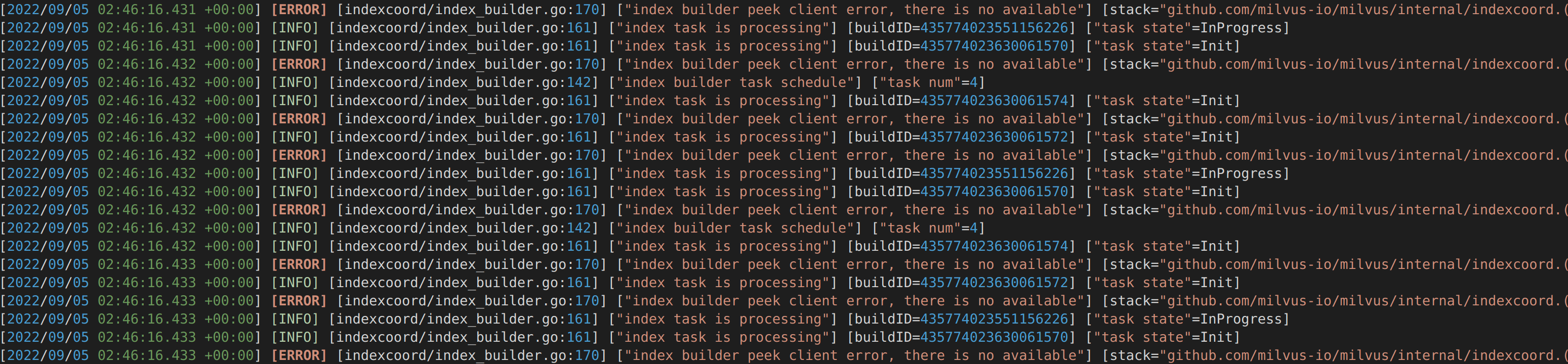[Bug]: Create index timeout for 2.1 branch image sometimes · Issue #19011 · milvus-io/milvus ...