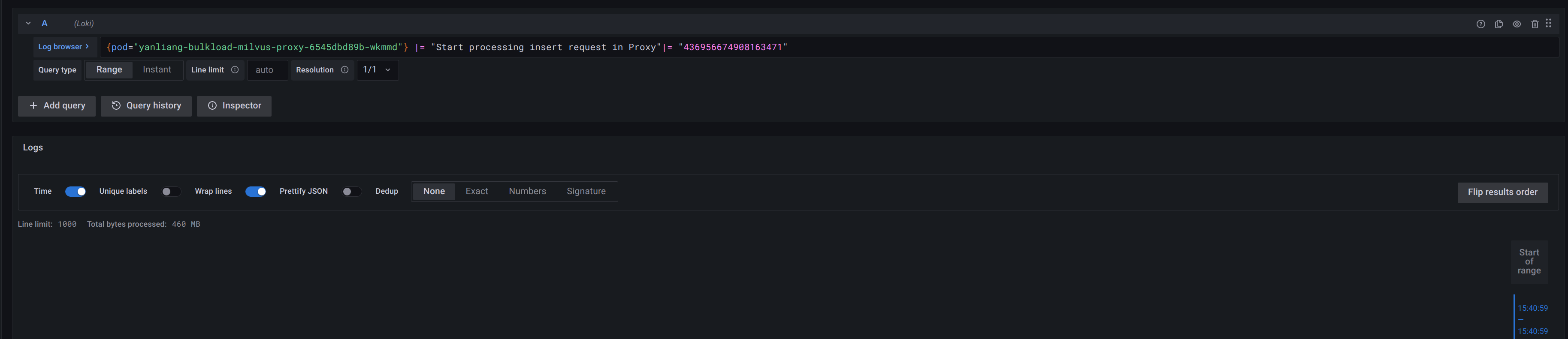 [Bug]: deny to insert after upgrade from master-20221027-d5bc4e25 to master-20221028-89541a6f ...