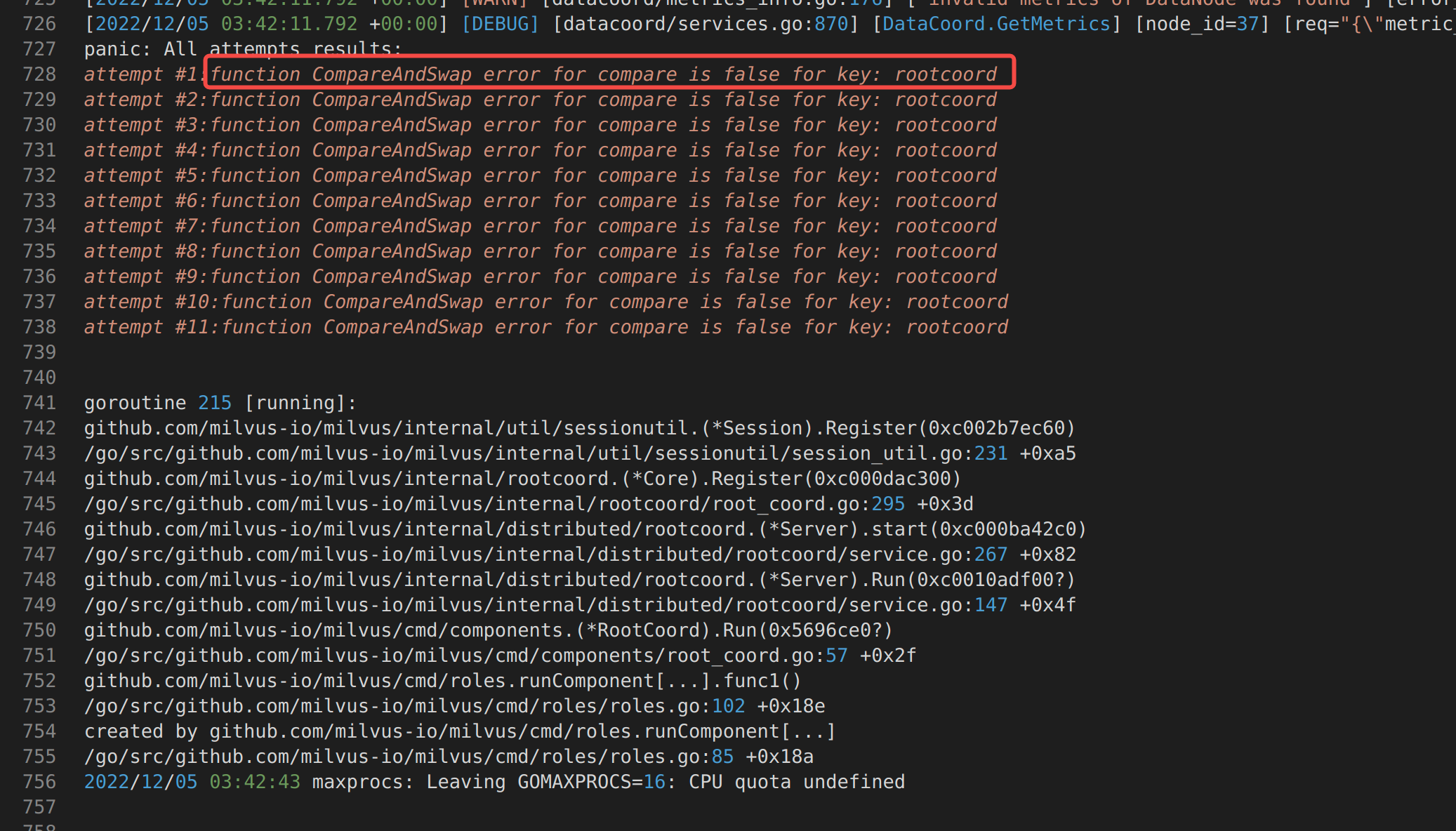 Bug Milvus 220 Will Make Computer Shut Down When Building Index · Issue 20972 · Milvus Io 